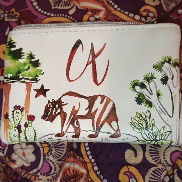 Starbucks | Bags | Brand New Starbucks California Pouch Gift Card Holder Key Ring Grizzly Bear ...